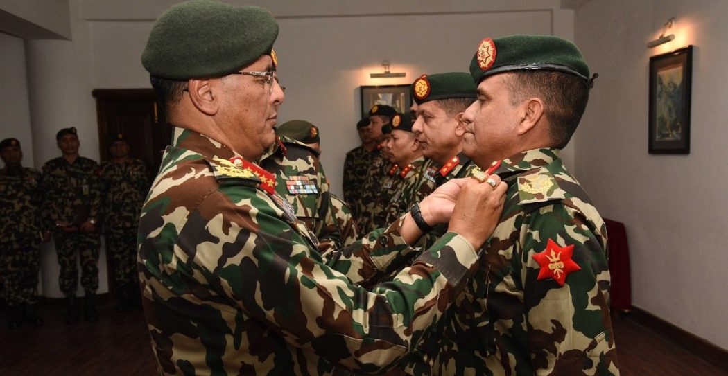 सेनाको रथी बढुवामा सिफारिस भएका उपरथी पाण्डेले दिए पदबाट राजीनामा ...